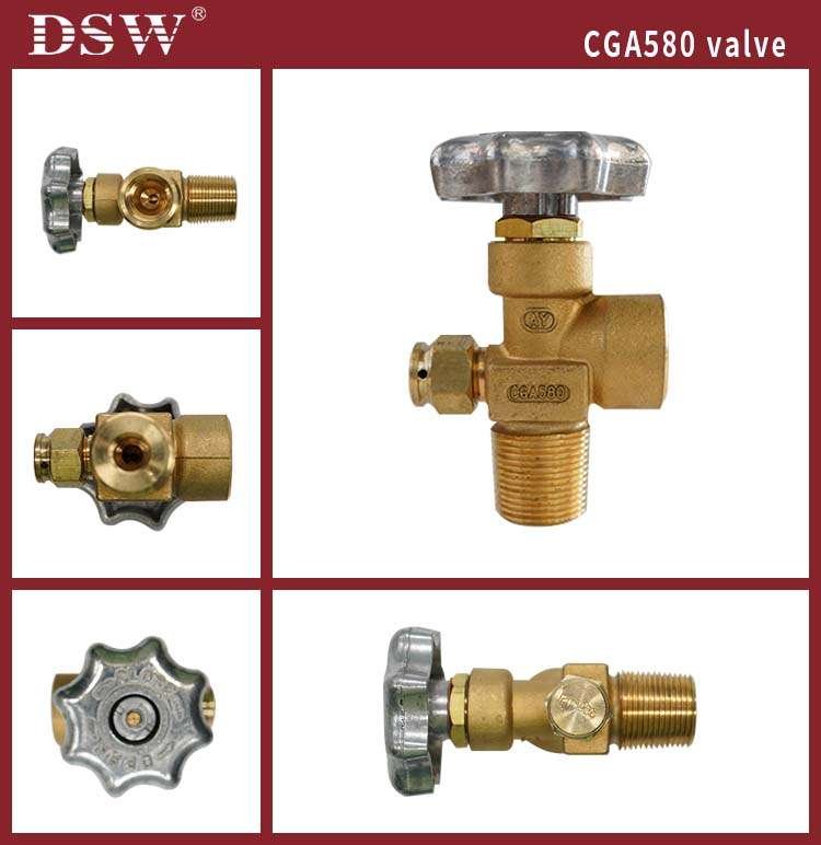 CGA 580 Cylinder Valve for Argon, Helium & Nitrogen | DSW