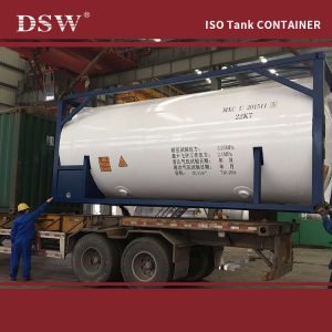 A Cryogenic Tank Container, ISO Tank Containers -DSW